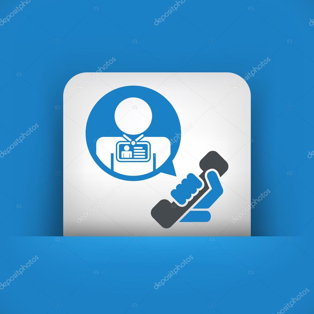 "Contáctenos "icono Vector de stock #45974843 de ©MyVector