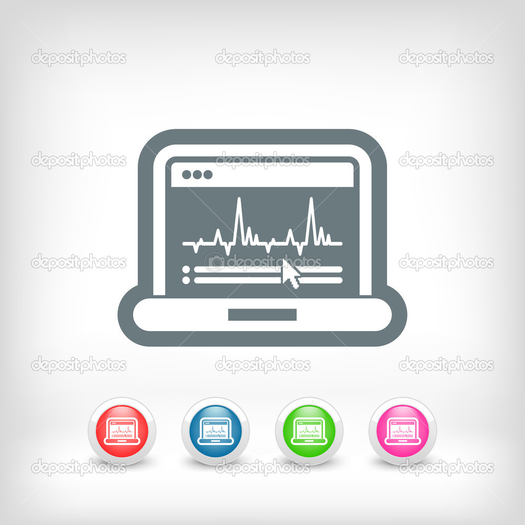 Graphic diagram computer icon Stock Vector Image by ©MyVector #45978347