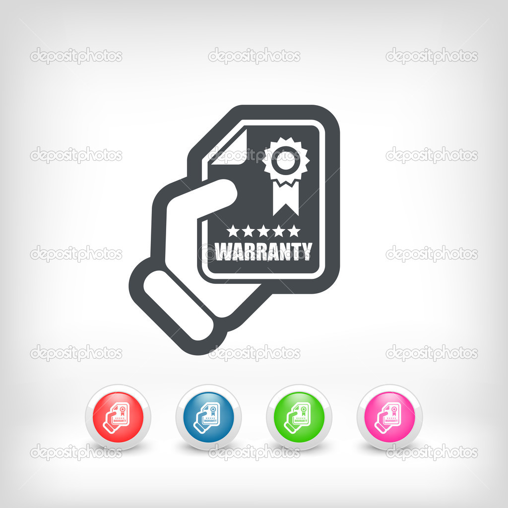 Icono de garantía Vector de stock #46004171 de ©MyVector