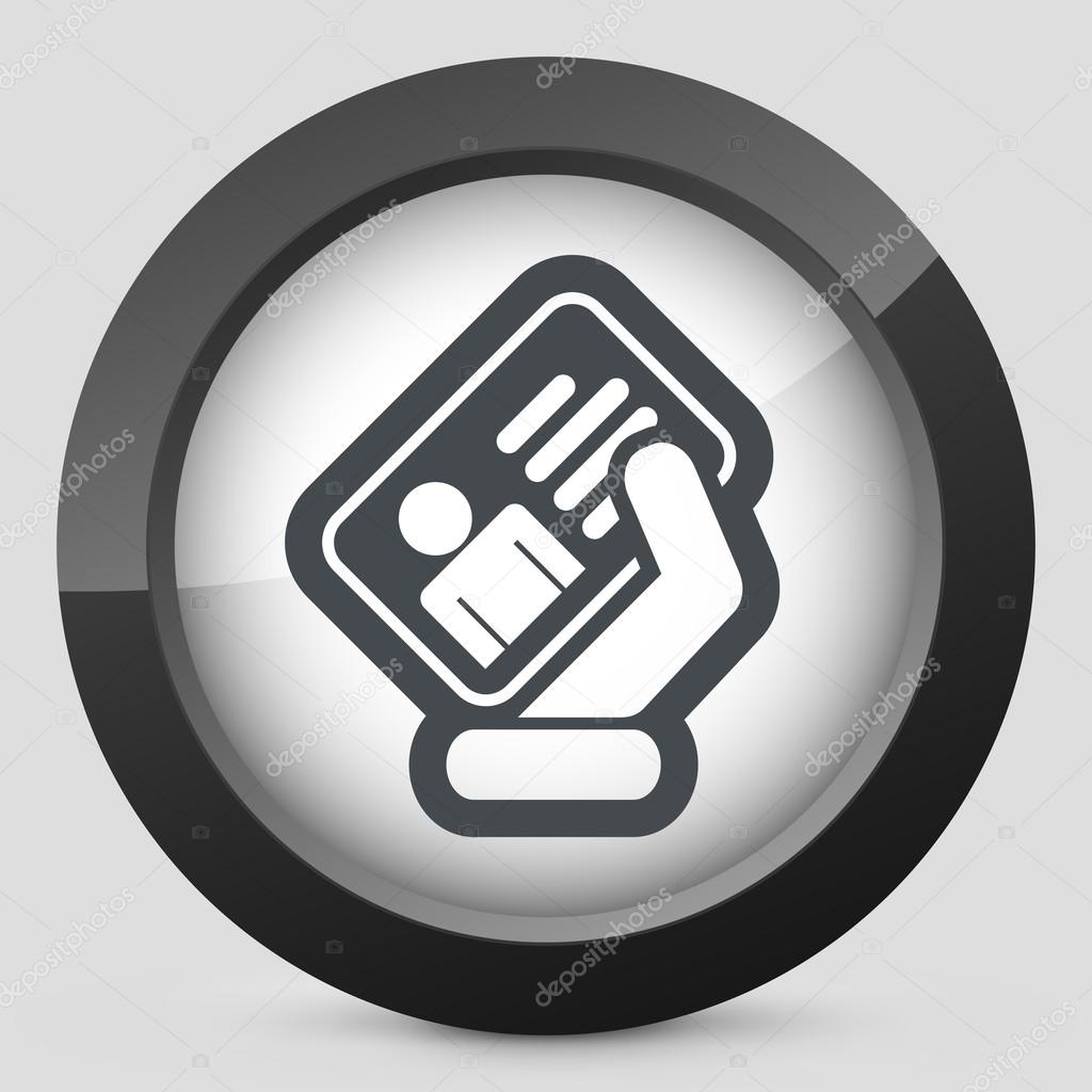 Identity card icon Stock Vector by ©MyVector 46006637