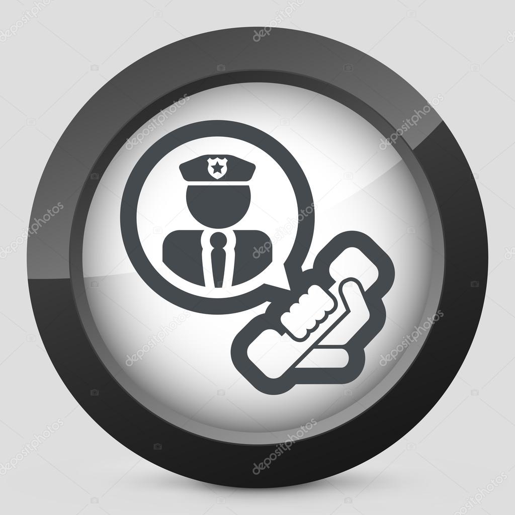Police call number Stock Vector by ©MyVector 46014359