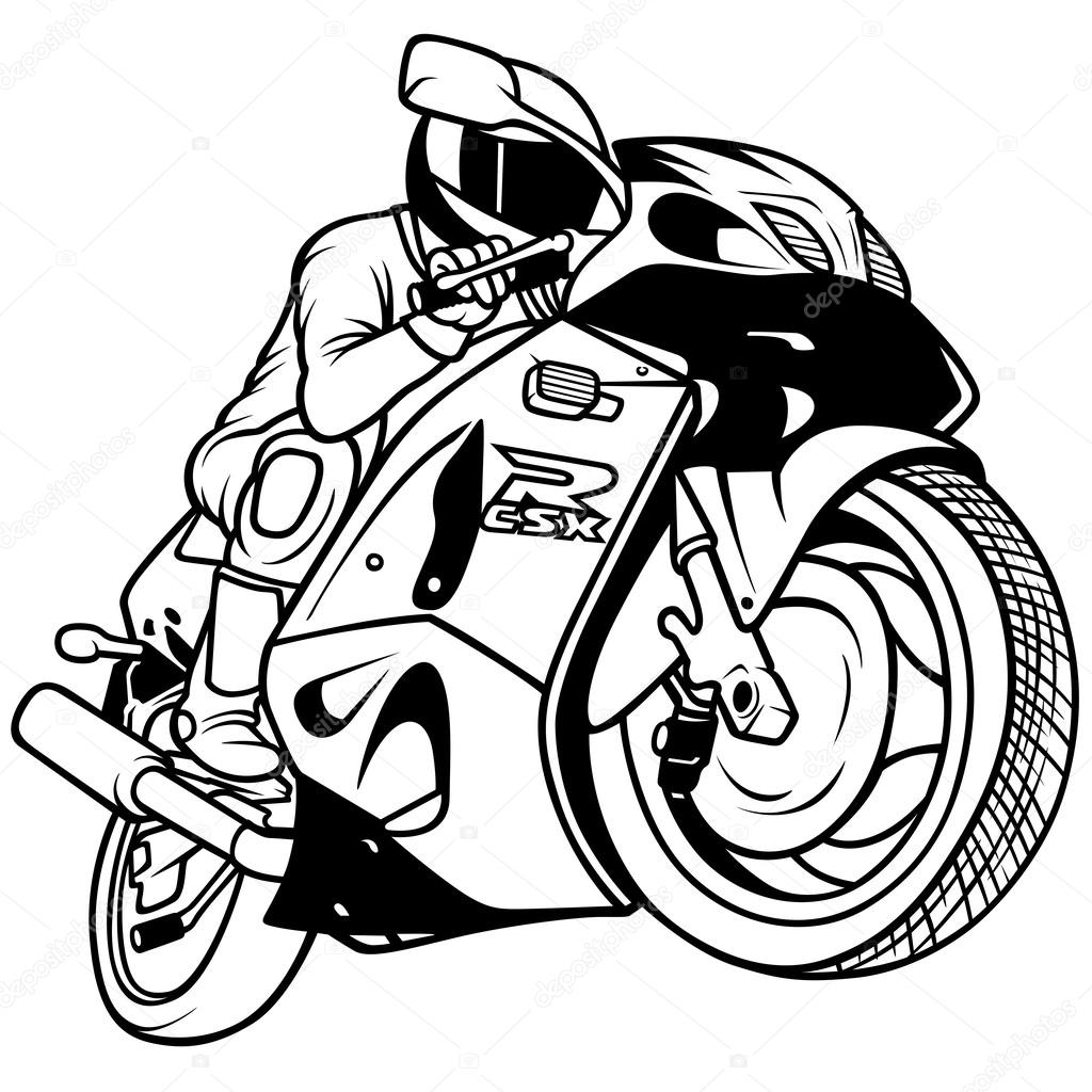 Motorcycle Racing Stock Vector by ©dero2010 41089079