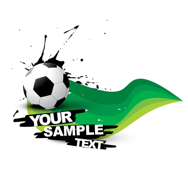 Vector football design — Stock Vector © pinnacleanimate #3444910