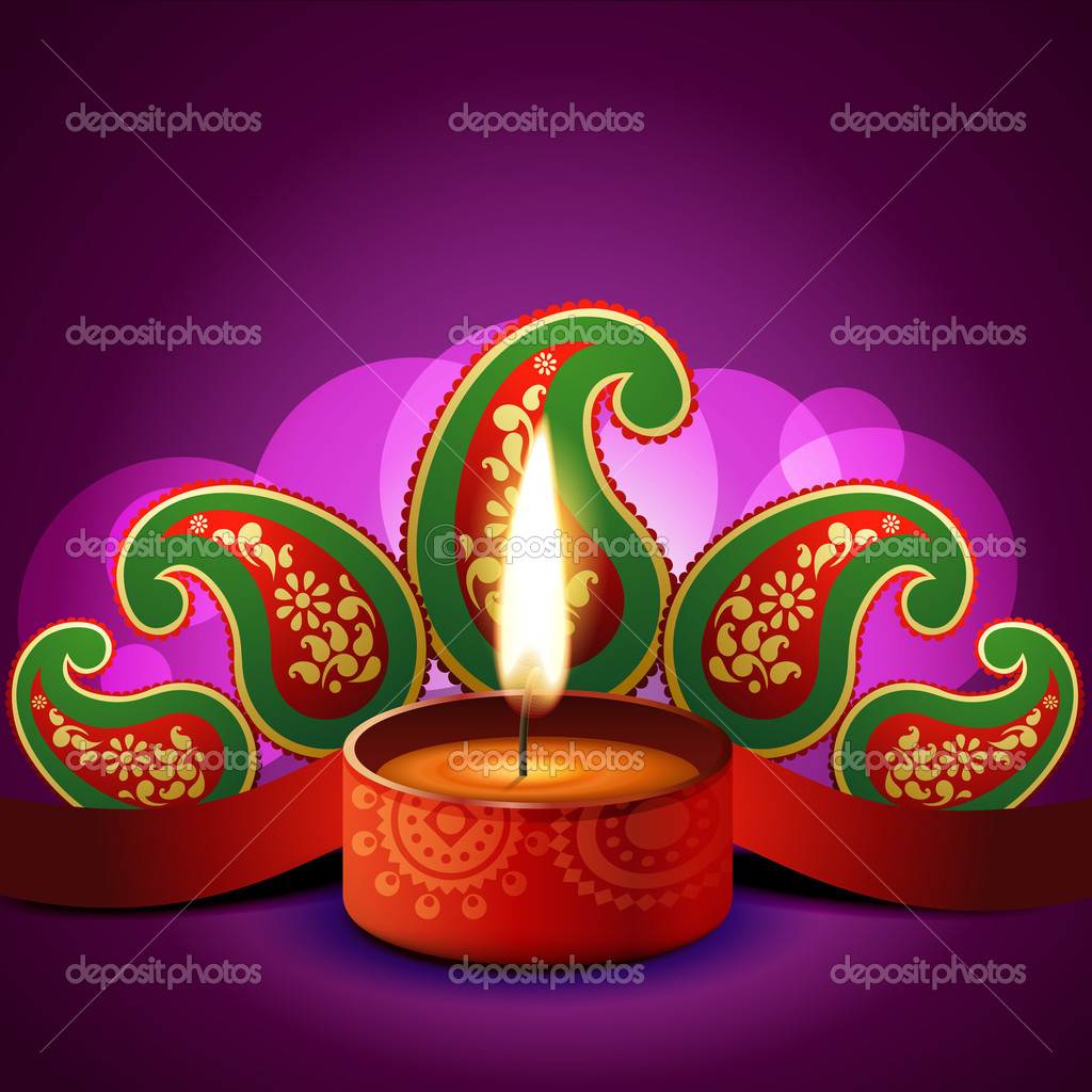 Vector diwali diya Stock Illustration by ©pinnacleanimate #13544507