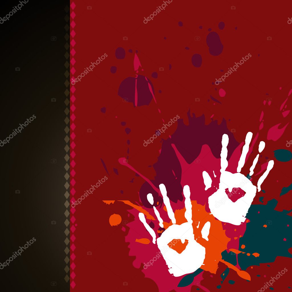 Hand splash background Stock Vector Image by ©pinnacleanimate #22580319