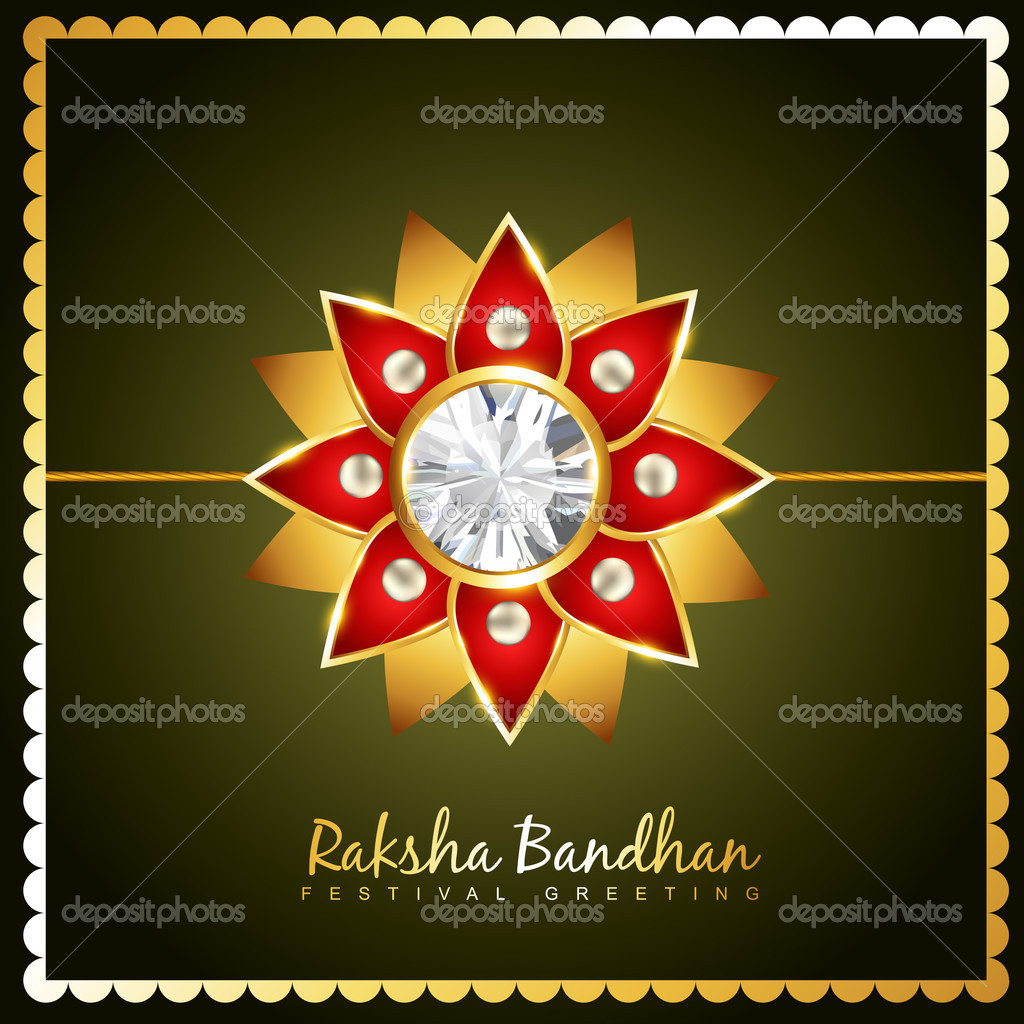 Stylish rakhi background Stock Vector Image by ©pinnacleanimate #29310799