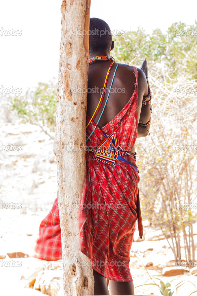Masai traditional costume Stock Photo by ©perseomedusa 14718591