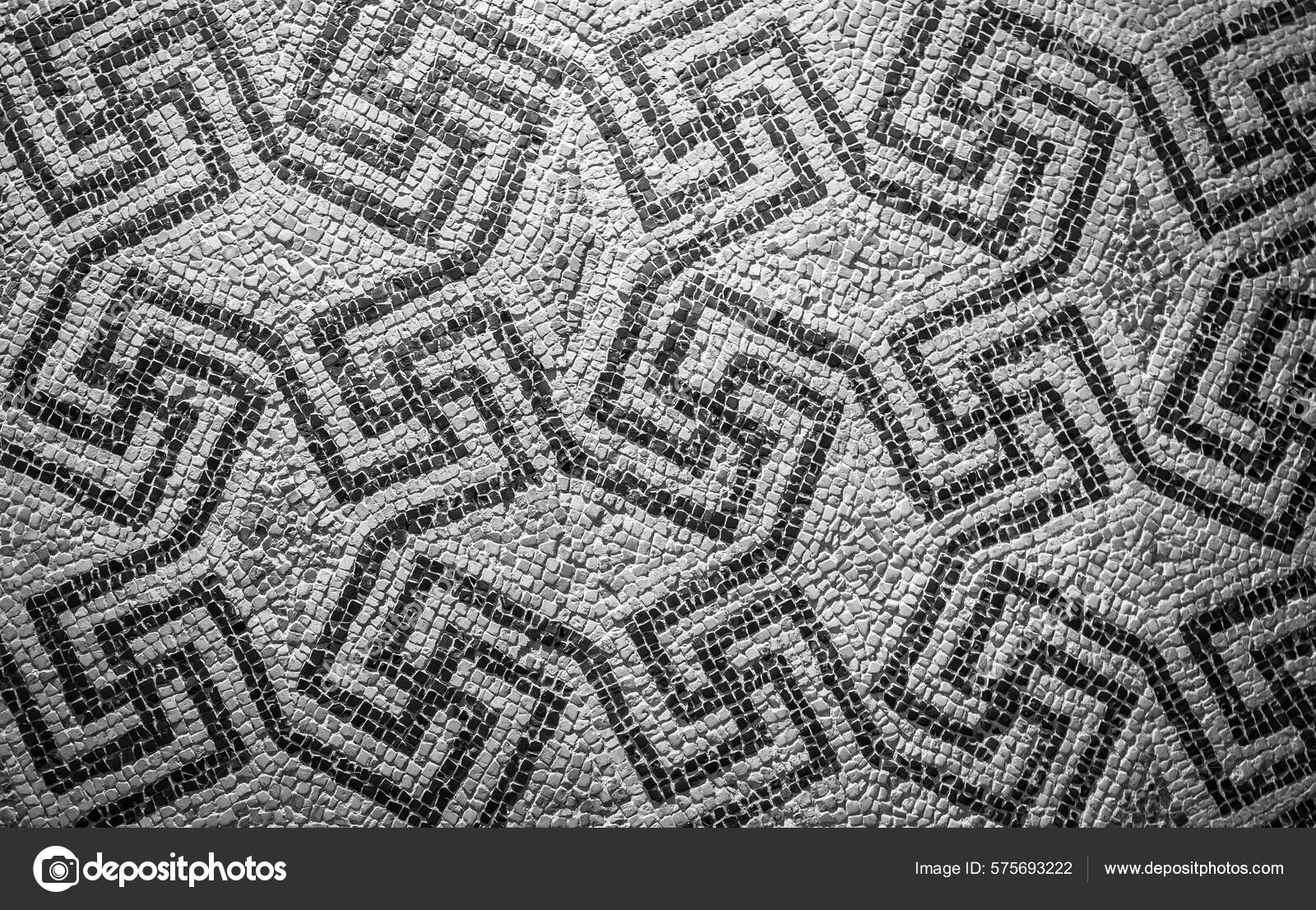 Swastika Symbol Ancient Celtic Mosaic Decoration Design Old Style ...