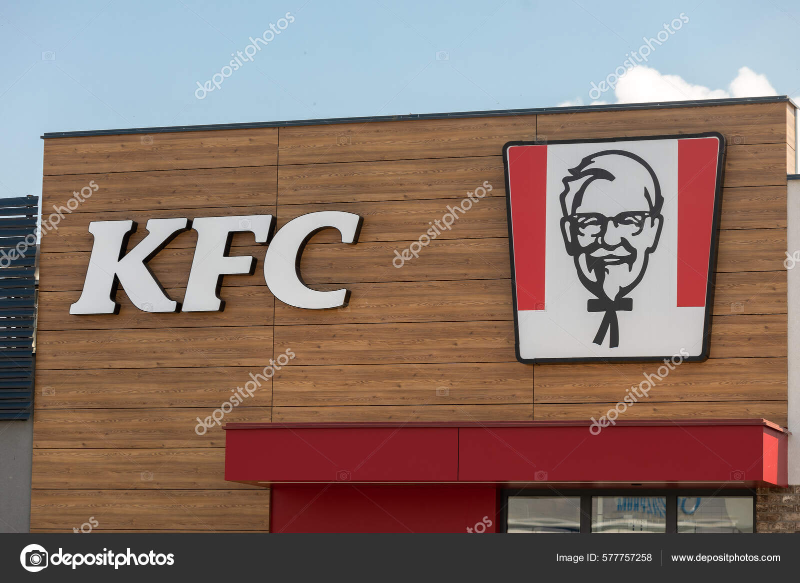 Belgrade Serbia April 2022 Kfc Logo Popular Fast Food Restaurant ...