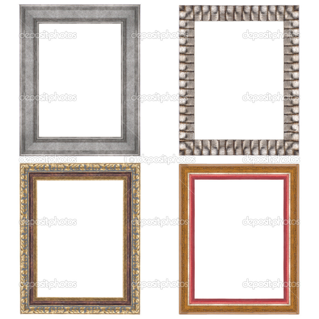 Four picture frames — Stock Photo © homydesign #34502493