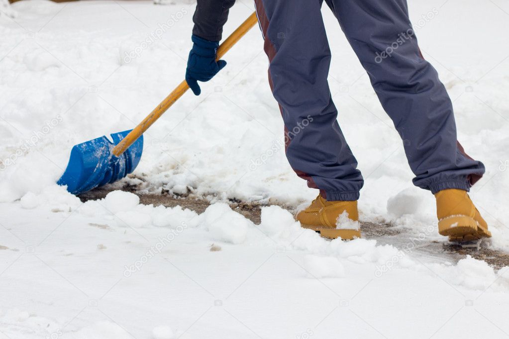 Shoveling Snow Stock Photo by ©littleny 21015591