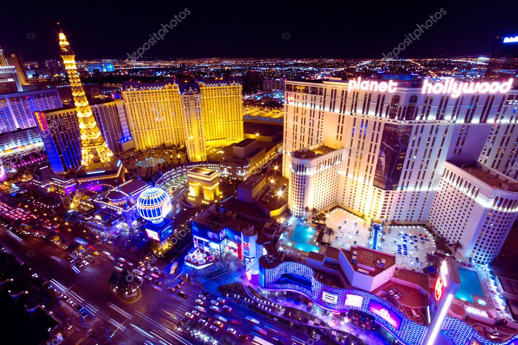 Vegas at Night – Stock Editorial Photo © littleny #26438001