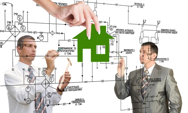 Engineering Design New Home for Family - Stock Image - Everypixel