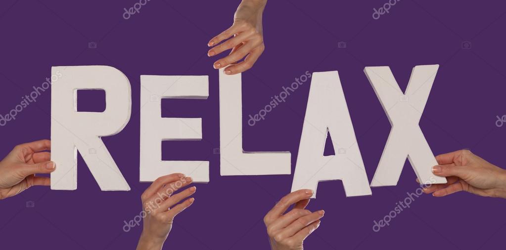 White alphabet lettering spelling RELAX Stock Photo by ©nelka7812 14308207