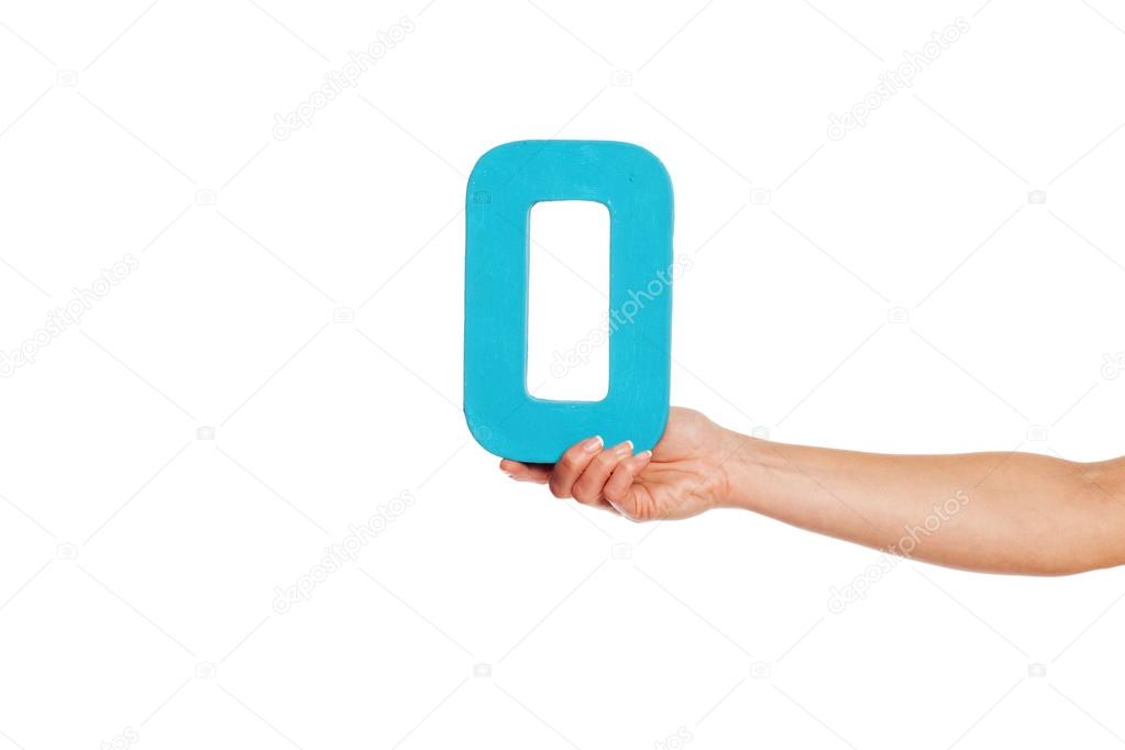 Hand holding up the number zero from the right Stock Photo by ...