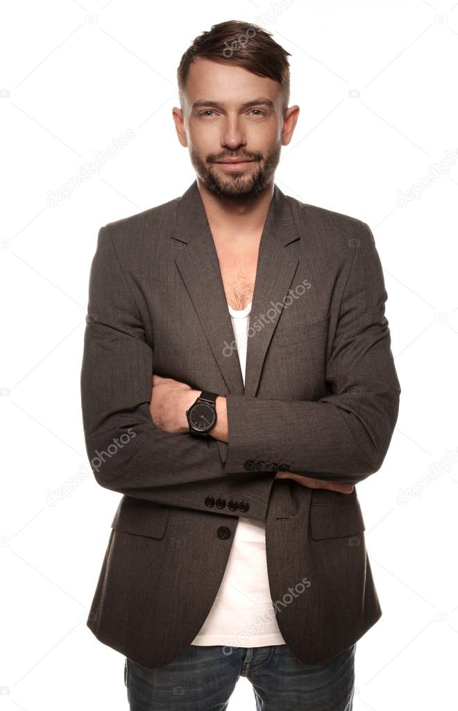 Intelligent Looking Man