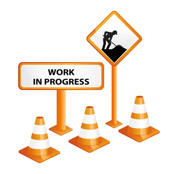 Work in progress Stock Vectors, Royalty Free Work in progress ...