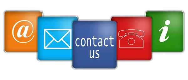Website Contact Us Icons On Post It Stock Photo by ©NiroDesign 29165825