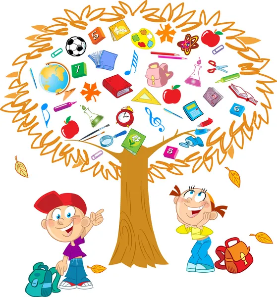 School tree Stock Vector Image by ©Verzhy #28624581