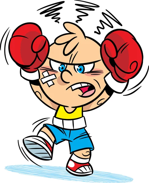 Dibujo animado del boxeador imágenes de stock de arte vectorial ...