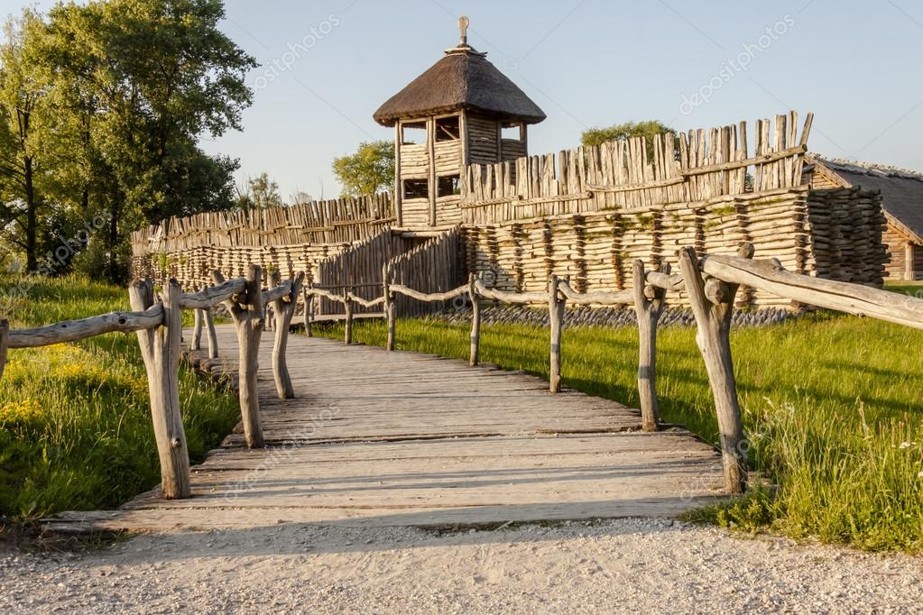 Biskupin archaeological museum - Poland. — Stock Photo © tomasz_parys #29699585