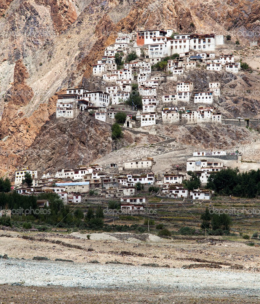 Karsha gompa - buddhist monastery in Zanskar valley - Ladakh - Jammu ...