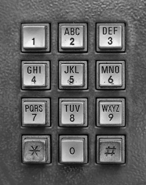 Régi telefon billentyűzet szám — Stock Fotó © blash #10791251