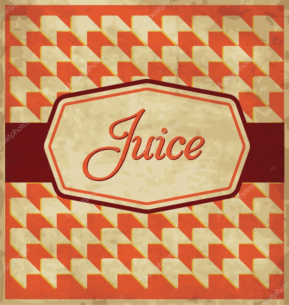 Vintage Juice Label Design Stock Vector Image by ©medveh #29549279