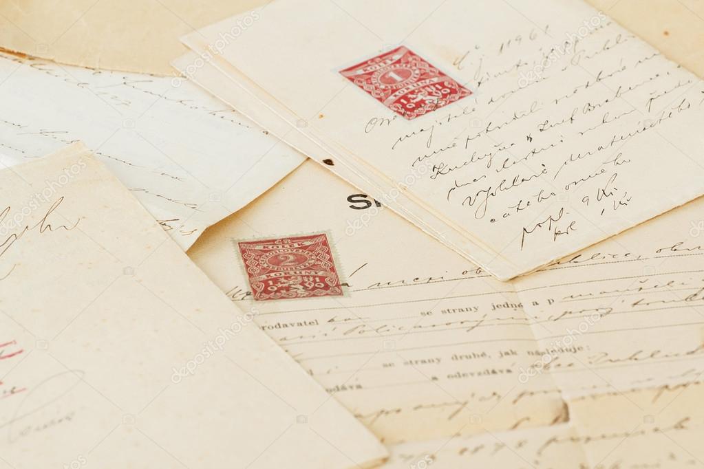 Very old handwritten text contract — Stock Photo © artush #13780065