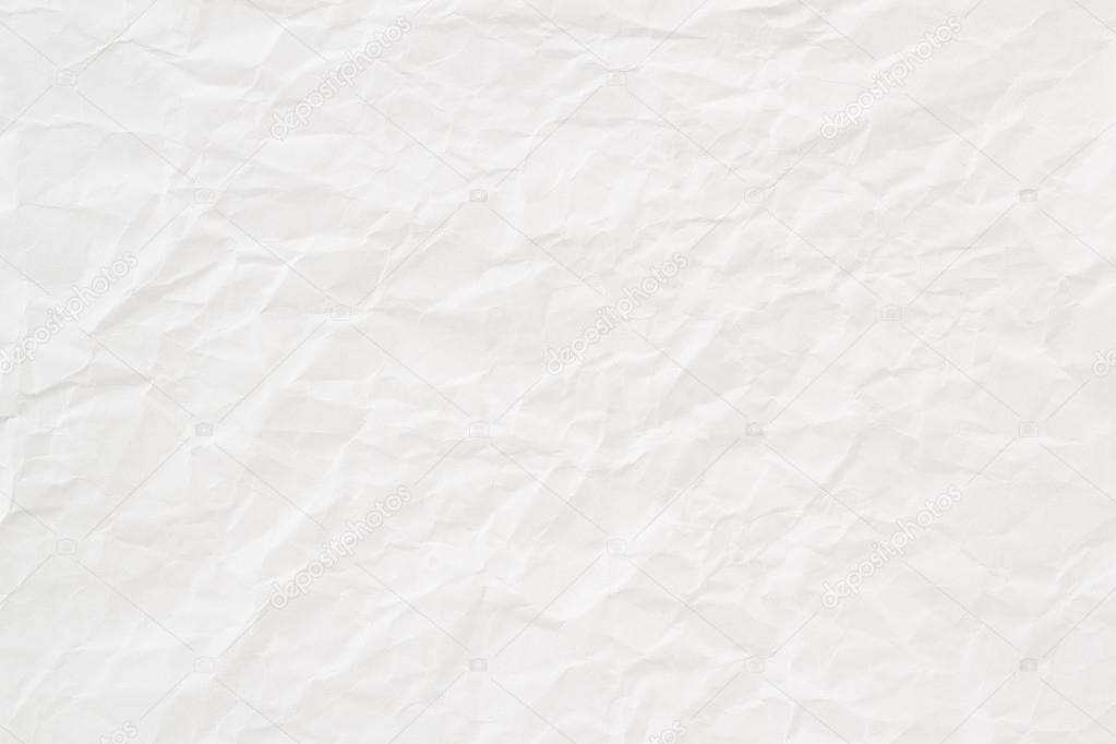 Witte verfrommeld papier textuur of achtergrond — Stockfoto © artush ...