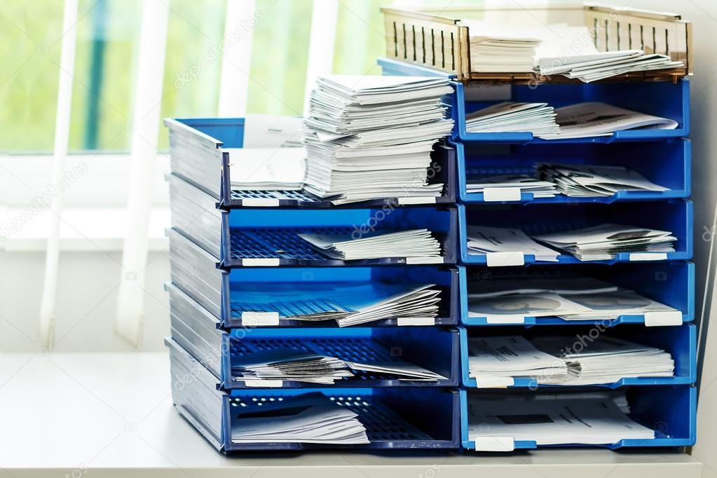 File folders on the shelves at office Stock Photo by ©artush 47814857