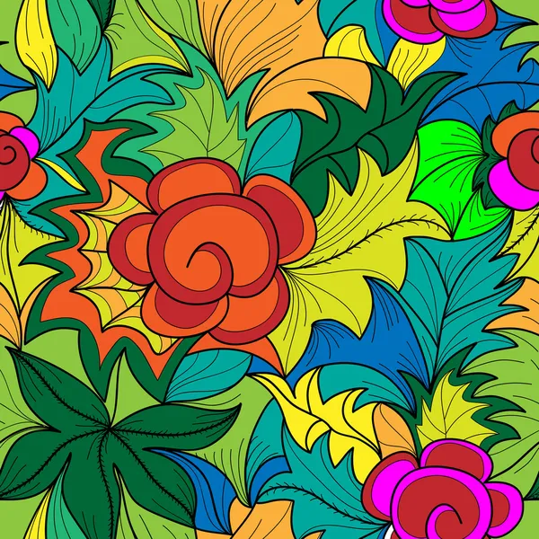 Seamless flower background — Stock Vector © Emila1604 #22835632