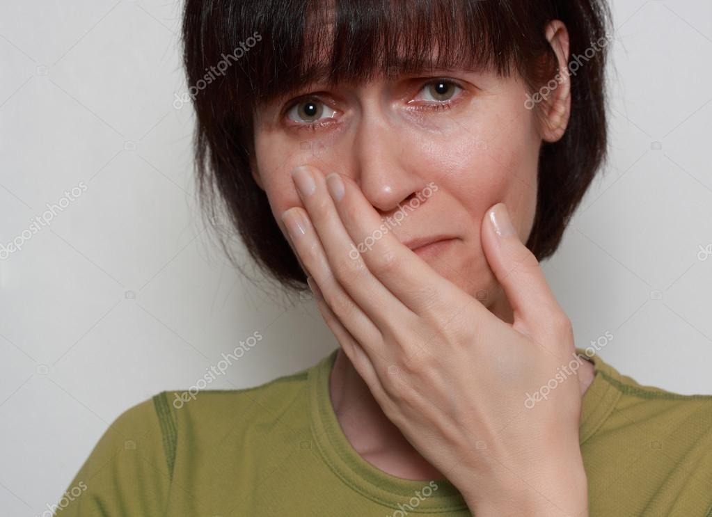 Very sad woman crying Stock Photo by ©lanalanglois 22224533