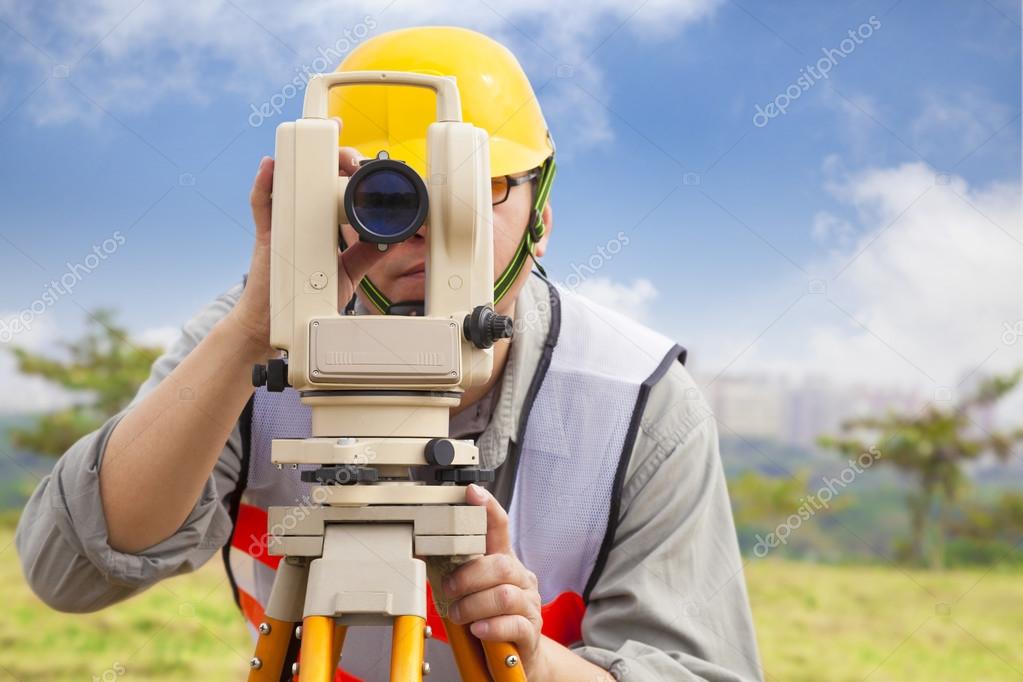 Surveyor engineer making measure in outdoor Stock Photo by ©tomwang ... Surveyor engineer making measure in outdoor Stock Photo by ©tomwang ...