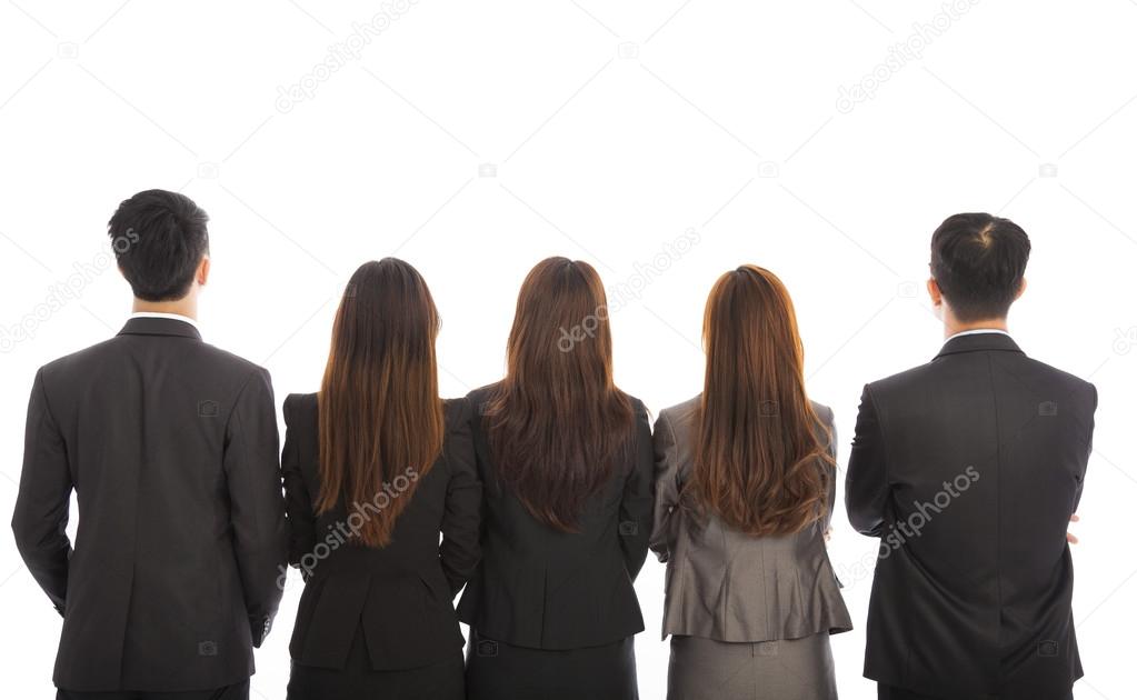Back view of a Group of business team Stock Photo by ©tomwang 48789245