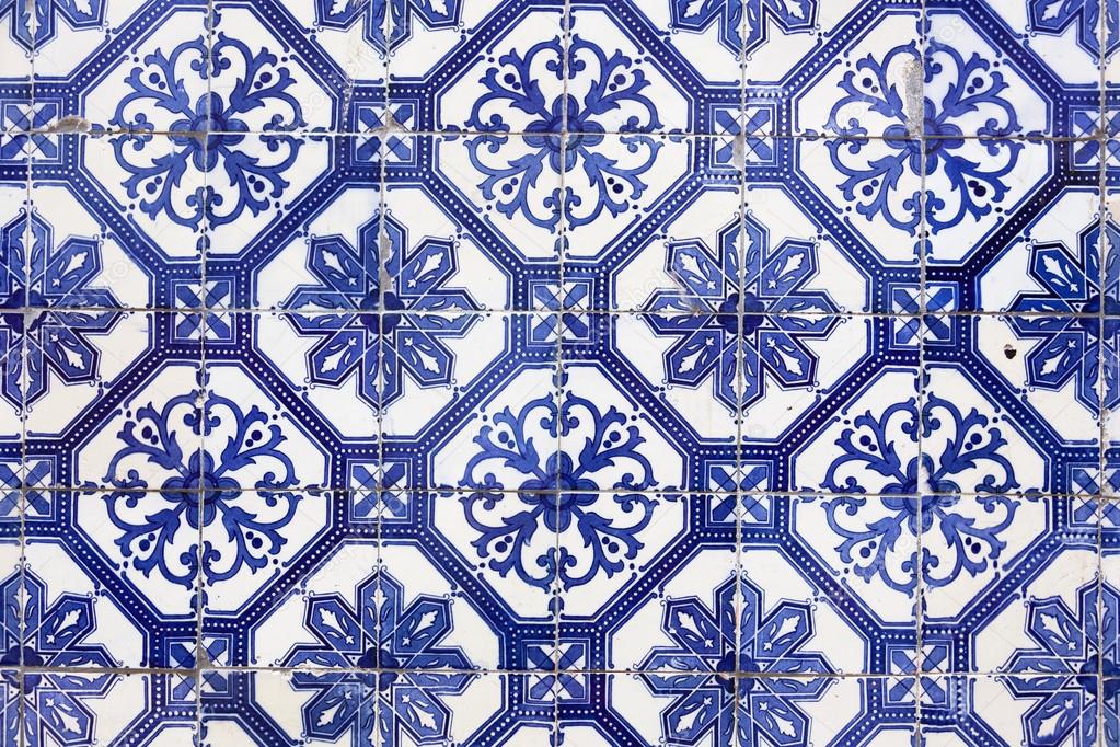 azulejo tradicional português (azulejos), Lisboa, Europa — Fotografias ...