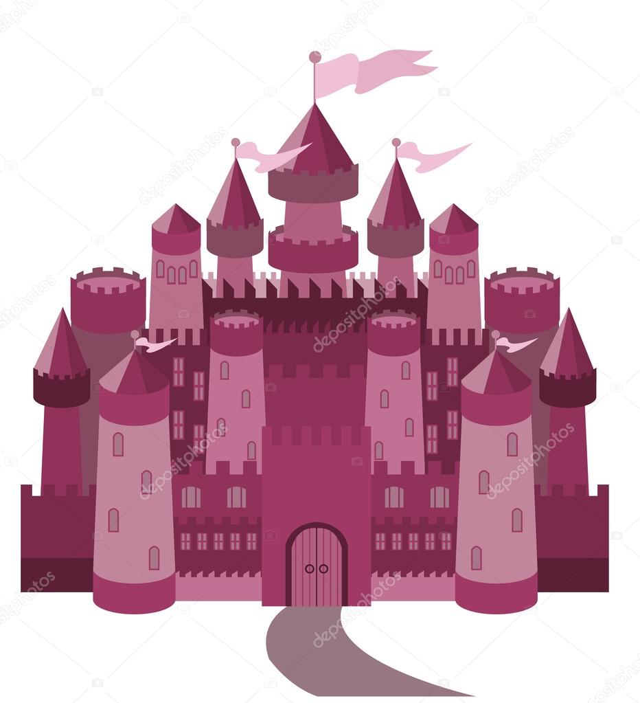 Fairy Tale magic castle, vector illustration — Stock Vector © CaroDi ...