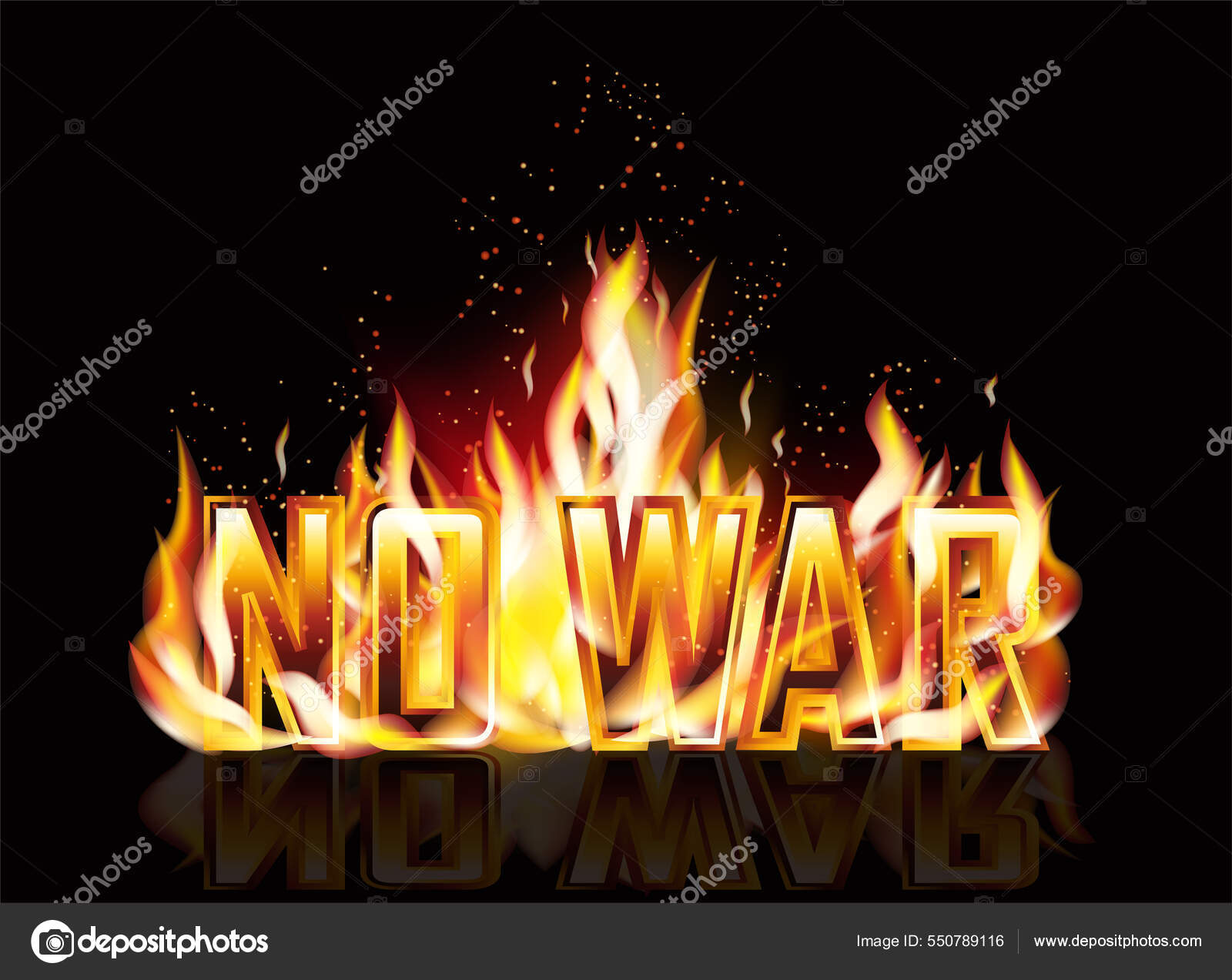 War Fire Background Vector Illustration Stock Vector by ©CaroDi 550789116