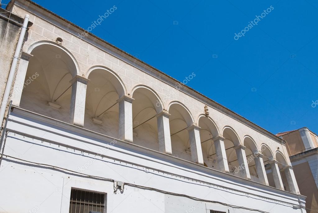 Palacio De Florio. Manfredonia. Puglia. Italia. 2024
