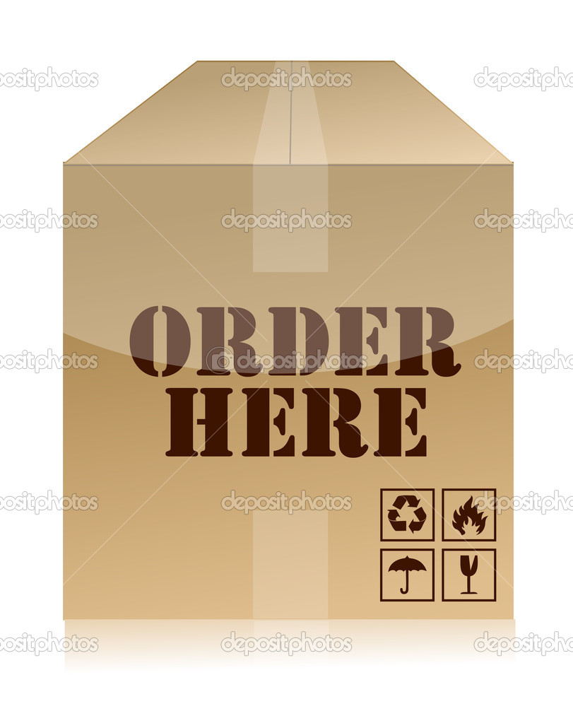 Order now box illustration design — Stock Photo © alexmillos #13820383