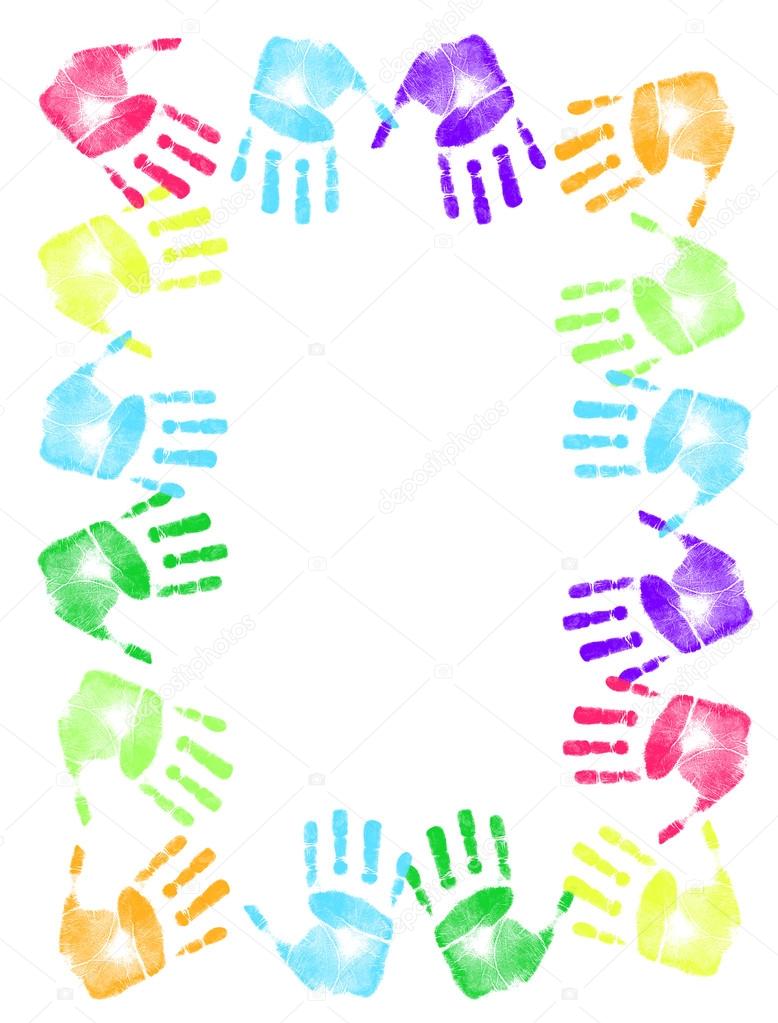 Handprint Borders