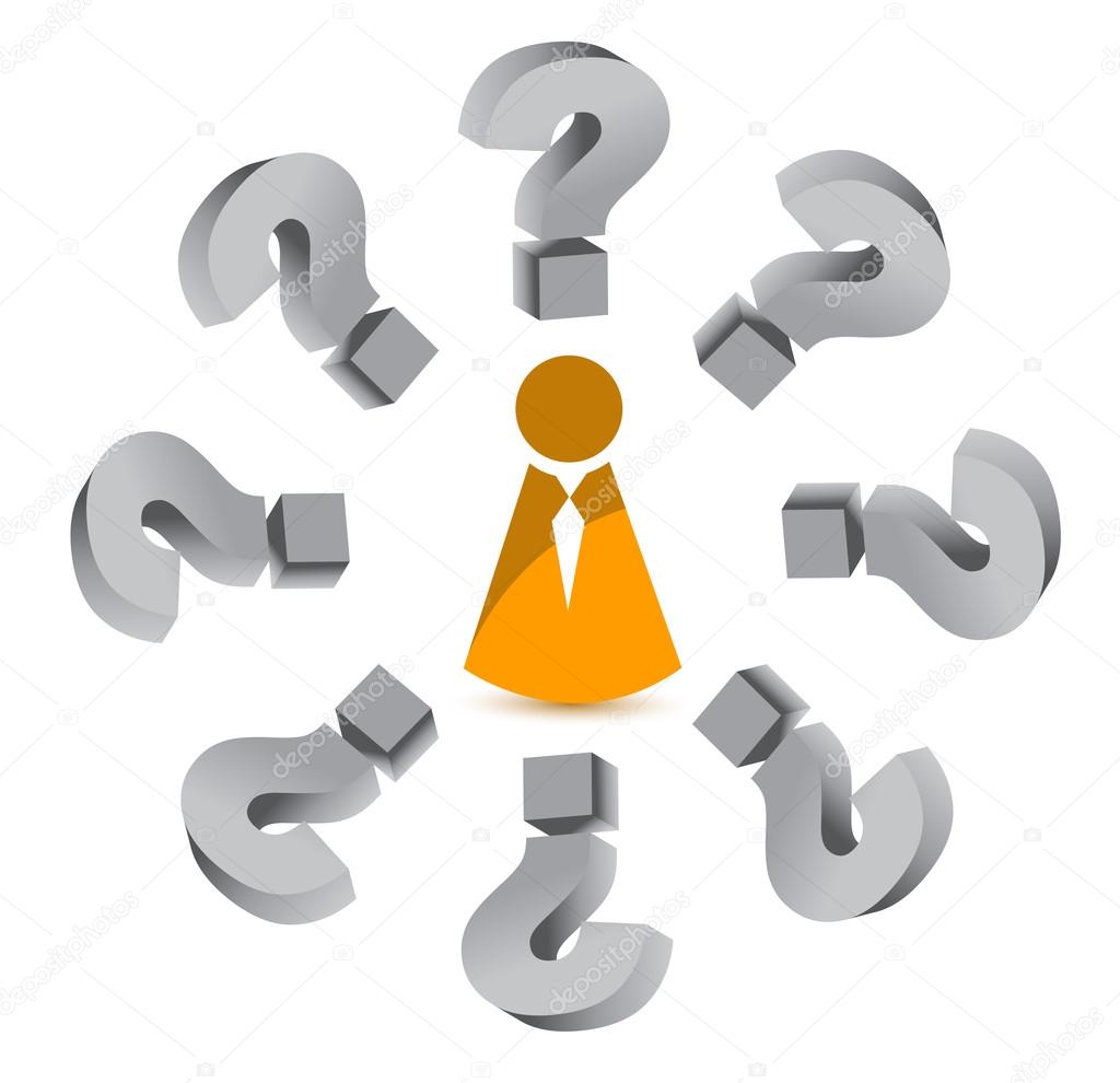 Question mark around an icon Stock Photo by ©alexmillos 16402145