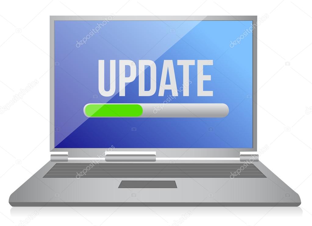 Illustration of modern computer update Stock Photo by ©alexmillos 18577897