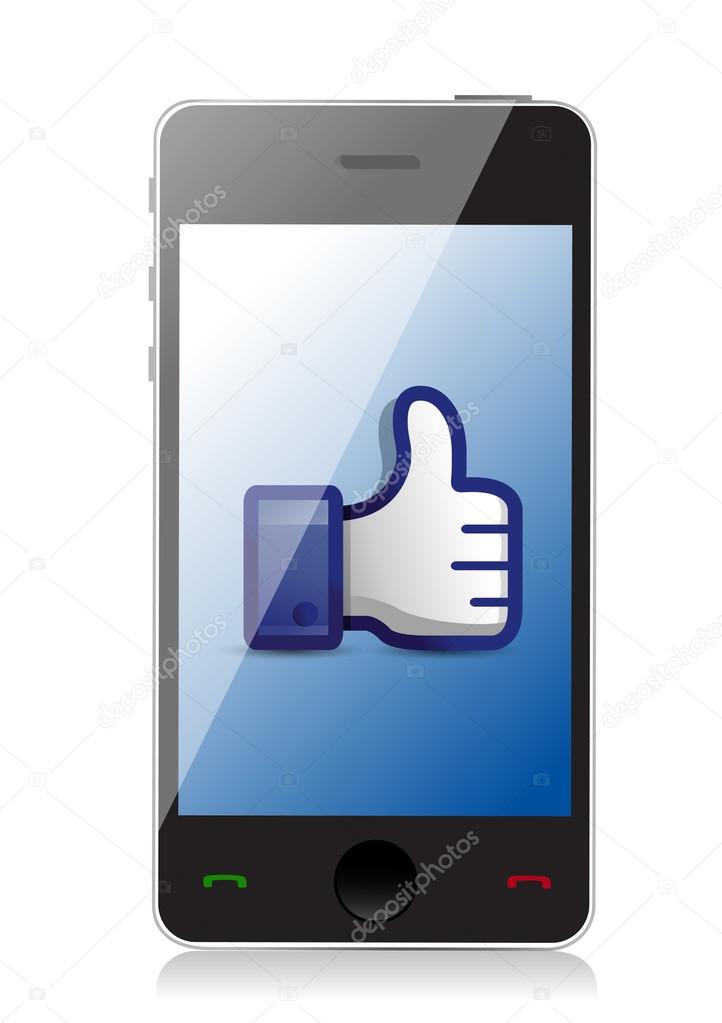 Phone thumbs up Stock Photo by ©alexmillos 21390367