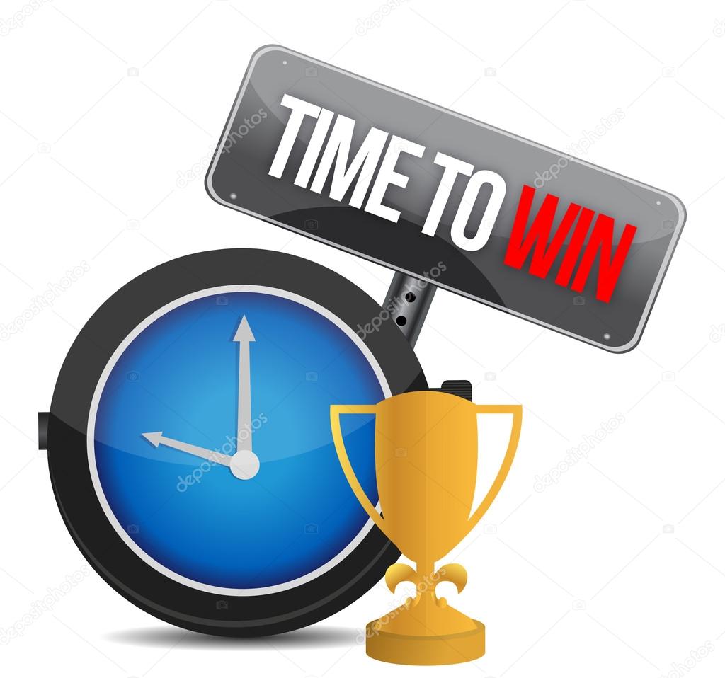Time to win watch Stock Illustration by ©alexmillos #21989711