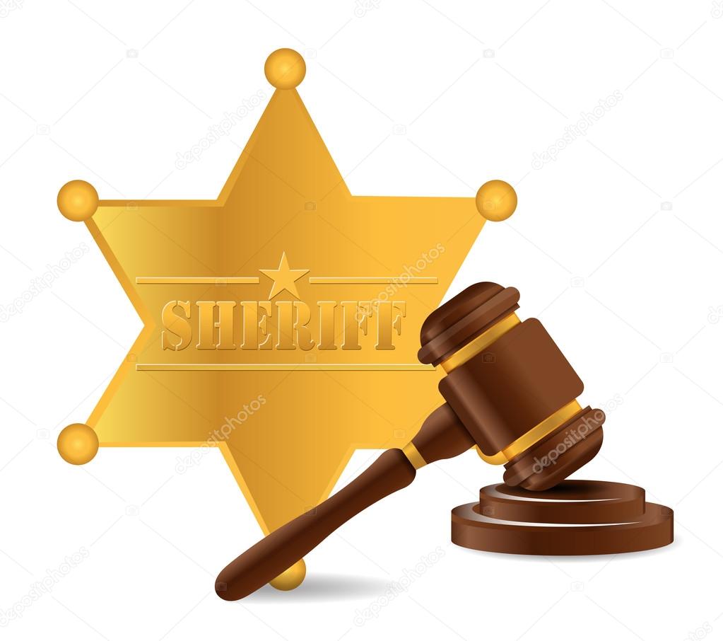 Police shield and gavel — Stock Photo © alexmillos #22700899