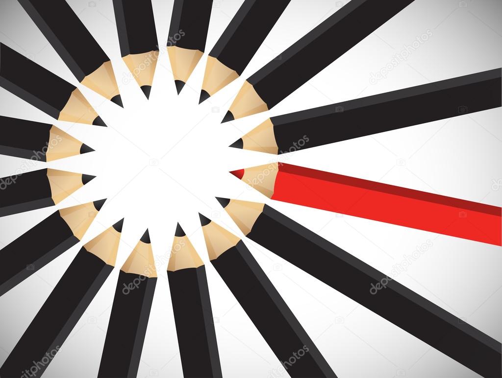 Unique concept illustration design — Stock Photo © alexmillos #23827311