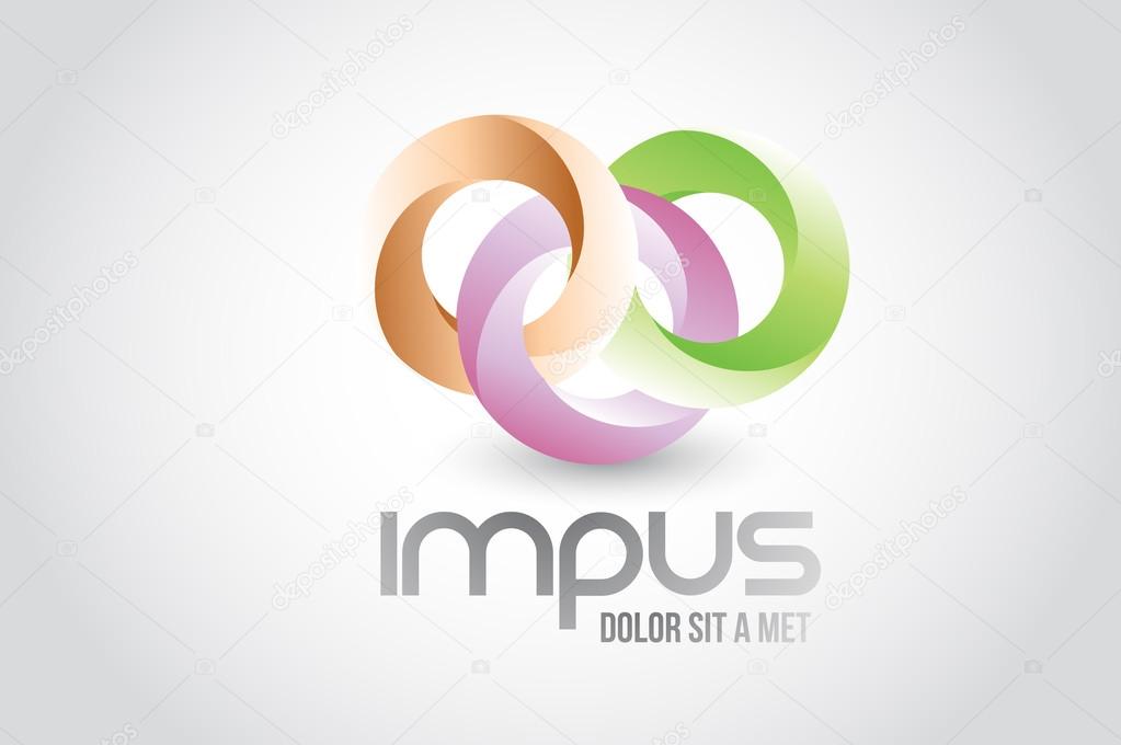 Business round link circles logo symbol — Stock Photo © alexmillos ...