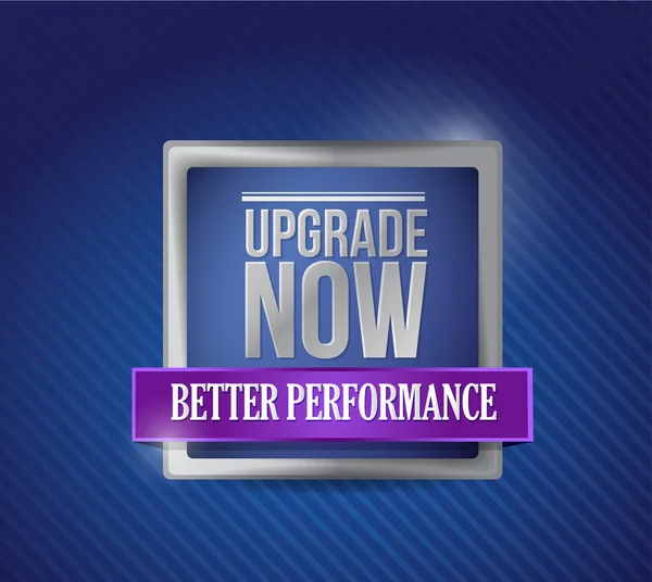 Upgrade now blue shield illustration design — Stock Photo © alexmillos ...