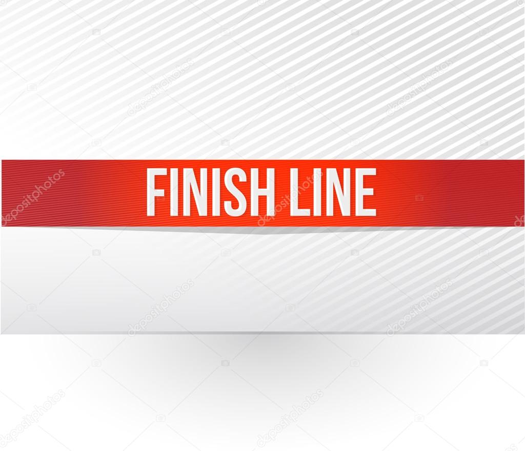 Finish line red tape illustration design Stock Photo by ©alexmillos ...